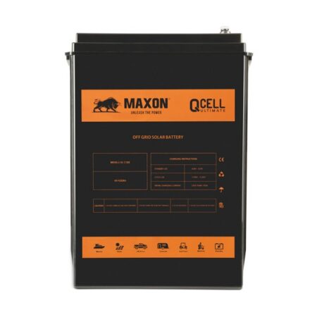 Maxon QCELL Carbon Gel Solar Battery MEVG-L16 - Maxon Deep Cycle Batteries