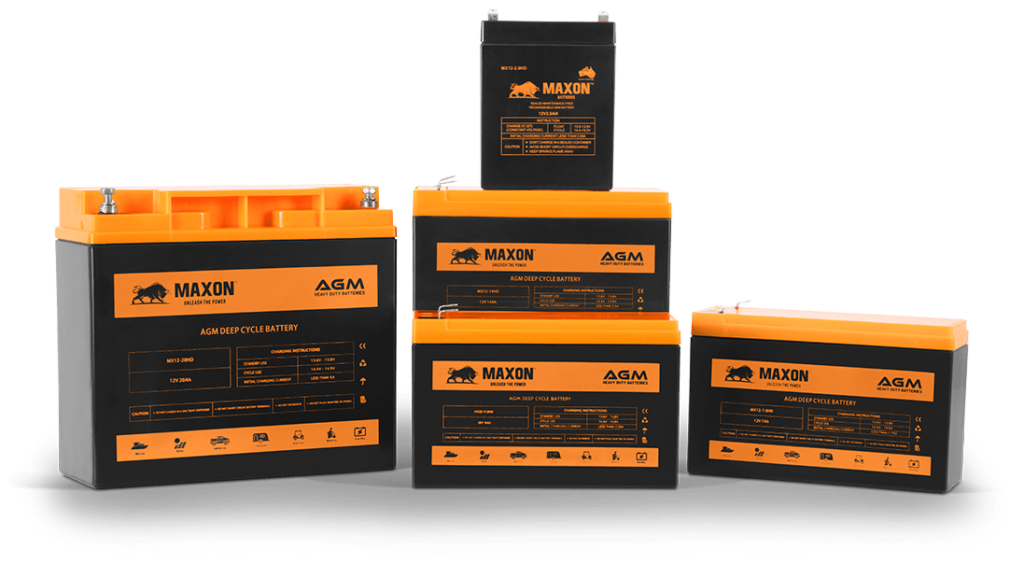 Maxon Deep Cycle Batteries for Solar, Camping and Off-grid living